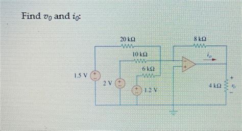 Solved Find V And I Chegg Com