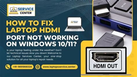 How To Fix Laptop HDMI Port Not Working On Windows 10 11