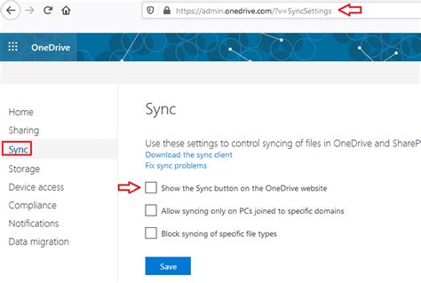 onedrive for mac sync button missing on folder shared with me