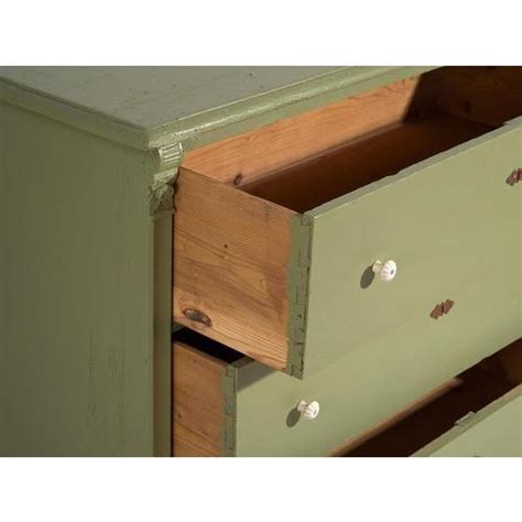 Antique Olive Green Chest Of Drawers 1920s Chairish