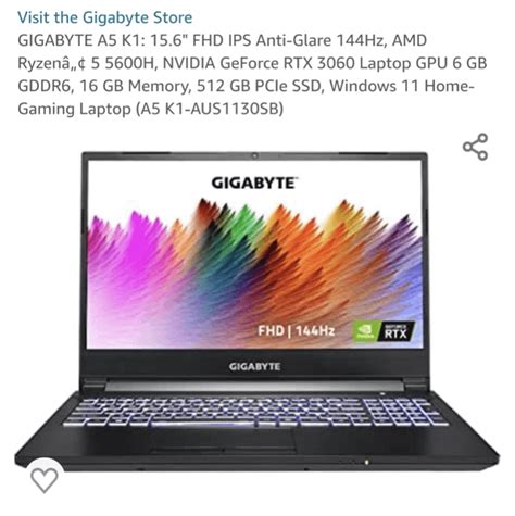 Gigabyte A5 K1 Thoughts R Gaminglaptops