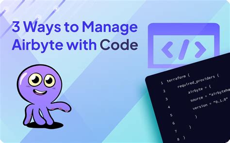 airbyte on linkedin manage airbyte programmatically a guide to the
