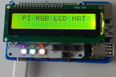 Diy Raspberry Pi Rgb Lcd Hat
