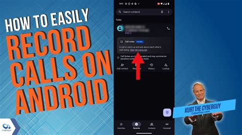 How to easily record phone calls on your Android | Kurt the CyberGuy - YouTube