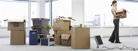 woman setting up office space megan s moving