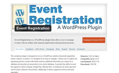 Top 20 Wordpress Events Plugins Wp Template Event Registration Plugins Saving Lives