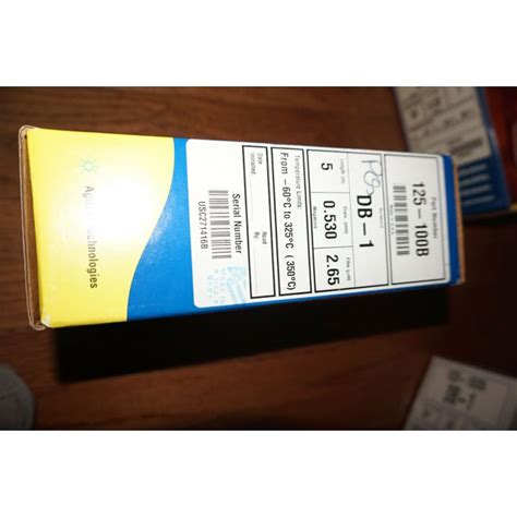 New Agilent DB 1 125 100B J W GC Column 5 m 0 53 mm 2 65 µm 7 inch cage