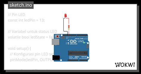 Overflow Interrupt Led Blink Wokwi Esp32 Stm32 Arduino Simulator