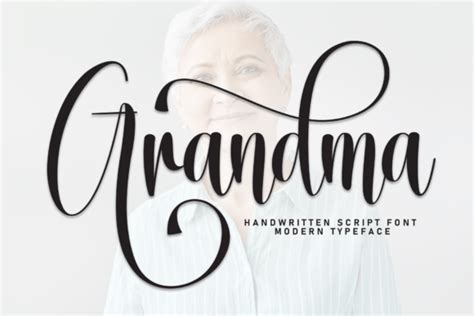 Grandma Font By Roronoa Zorospd · Creative Fabrica Script Fonts Best Script Fonts Cricut