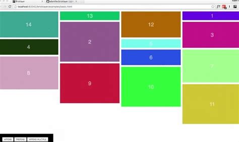 Bricklayer A Lightweight Cascading Grid Layout Library Designbeep