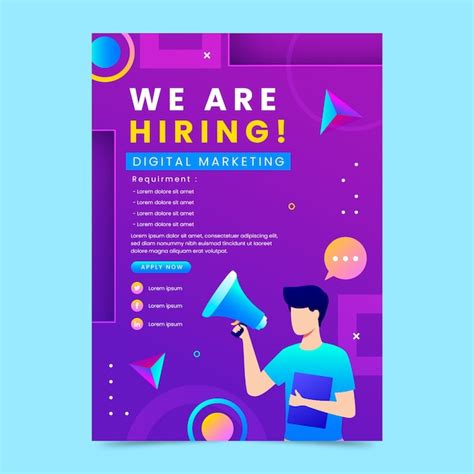 Vibrant Hiring Poster Images Free Download On Freepik
