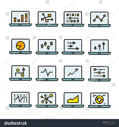 Graph Chart Computer Icons Vector De Stock Libre De Regalías 563295037 Shutterstock