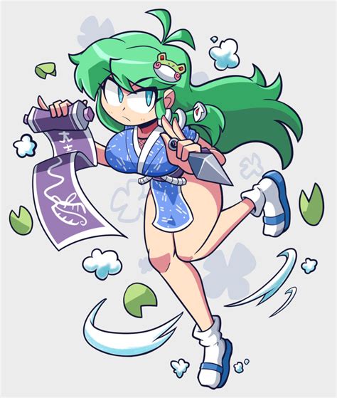 Kevin Arthur Kochiya Sanae Touhou Highres 1girl Alternate Costume Kevin Arthur Kochiya Sanae Touhou Highres 1girl Alternate Costume