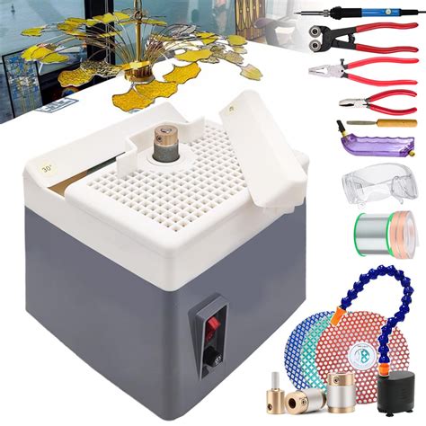 New Stained Glass Starter Kit With Glass Grinder Machinegrinder Bit