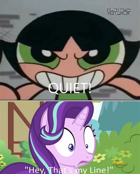 Buttercup Stole Starlight Glimmers Line By Ninjaaaron On Deviantart