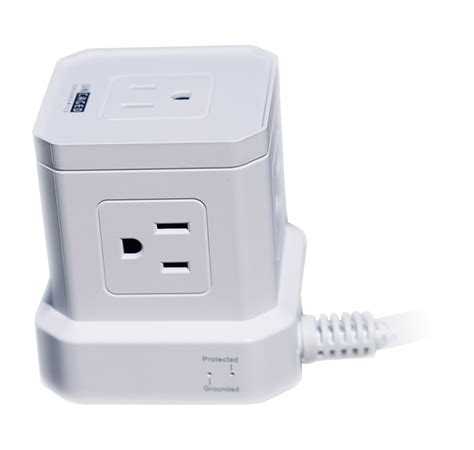 Uncaged Ergonomics Power Strip Cube Ac Outlets Tscca