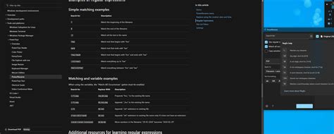 Add Full Regex Help To Powerrename · Issue 15130 · Microsoftpowertoys