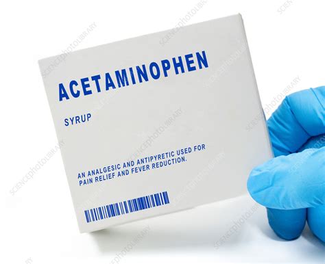 Acetaminophen Syrup Stock Image F0441986 Science Photo Library