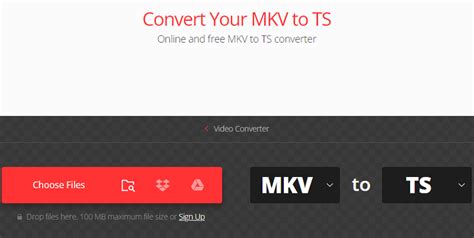 convert mkv to ts with high quality freeandonline ways