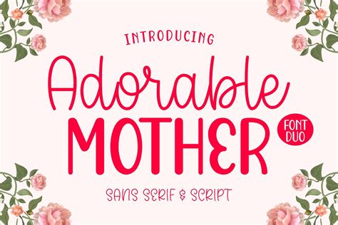 Adorable Mother Font By Keithzo 7ntypes · Creative Fabrica