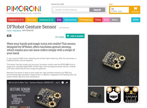 dfrobot gesture sensor pimoroni shop aards