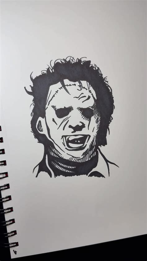 How To Draw Leatherface Easy
