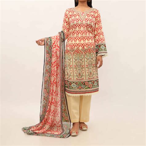 3pc Digital Printed Lawn Suit Ps5311