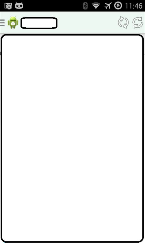 Xml Android Action Bar Refresh Animation Repeated Icon Stack Overflow