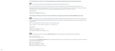 Solved For This Lab You Have To Write A Class You Will Chegg Com