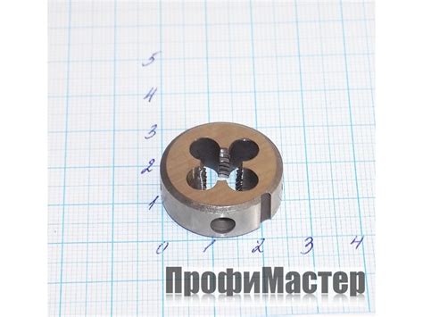 Плашка метрическая М 8х1,25 мм для левой резьбы - ПрофиМастер