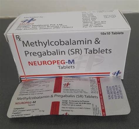 Methylcobalamin And Pregabalin Tablet At ₹ 165 Box Zirakpur Sas