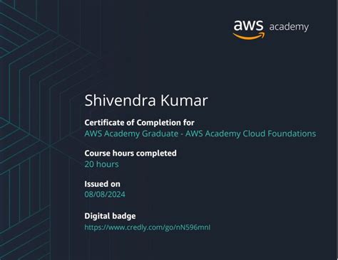 Shivendra Kumar On Linkedin Aws Awsacademy Amazonwebservices