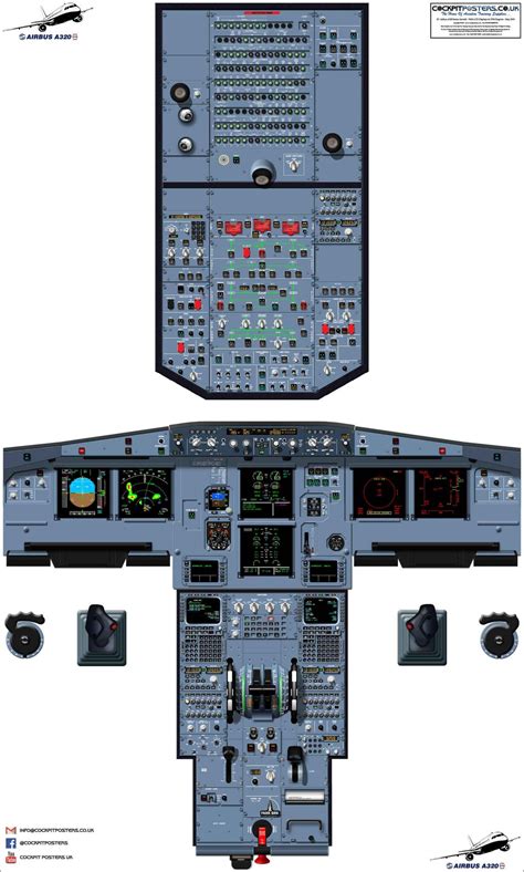 Airbus A320 Lcd Displays Cfm Eis Cockpit Poster Etsy