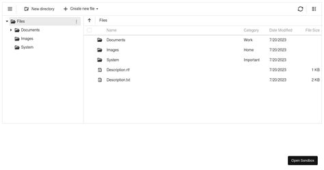 Toolbar And Context Menu Devextreme File Manager Codesandbox