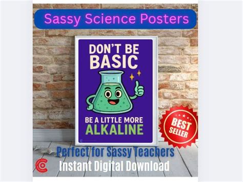 Sassy Science Poster Chemistry Physics Ks3 Ks4 Teaching Resources