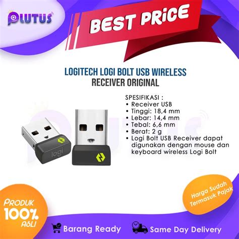 Jual Logitech Logi Bolt Usb Wireless Receiver Original Shopee Indonesia