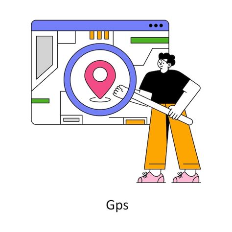 Premium Vector Gps Flat Style Design Vector Illustration Stock Illustration