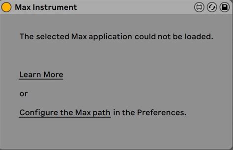 The Selected Max Application Could Not Be Loaded Max For Live Error Ableton