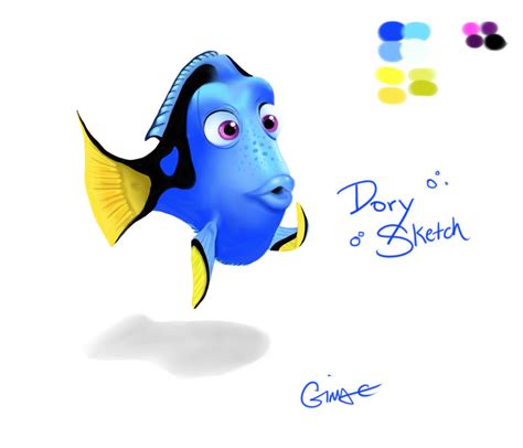 Dory Sketch By Reginaac57 On DeviantArt