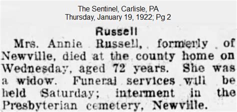 Anna Mary Bowermaster Russell 1846 1922 Find A Grave Memorial