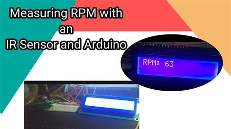 Arduino RPM Measurement With An IR Sensor And LCD Display YouTube