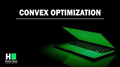 Convex Optimization ~ Lecture 6 Youtube