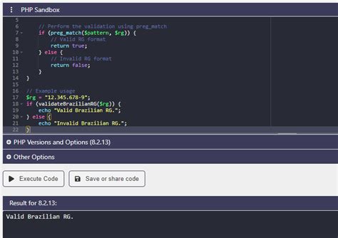 How To Validate A Brazilian Rg Registro Geral Format In Php