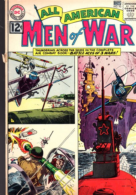 All American Men Of War 93 Lt Johnny Cloud Navajo Ace Dc Comic Book