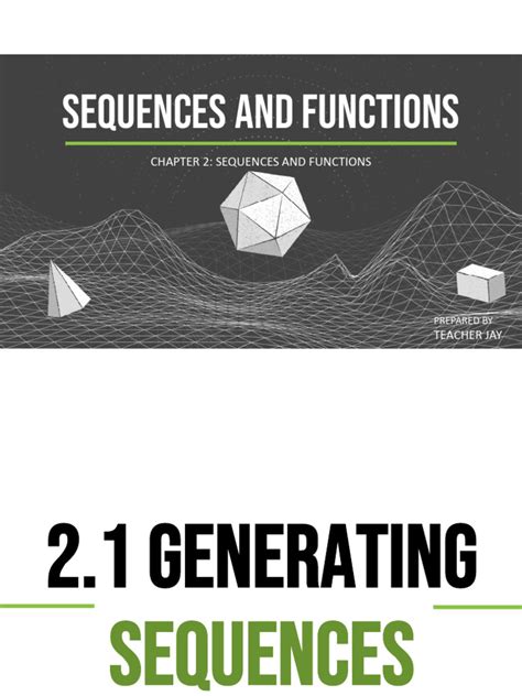 Sequences And Functions Guide Pdf Sequence Mathematics