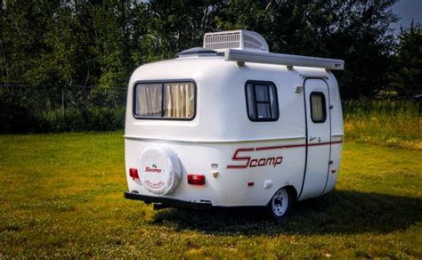 Scamp 13 Fiberglass Lightweight Travel Trailer Camper Standard Layout