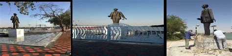 Statue Of Badr Shaker Sayab In The Implementation Phase In 1971 Ref
