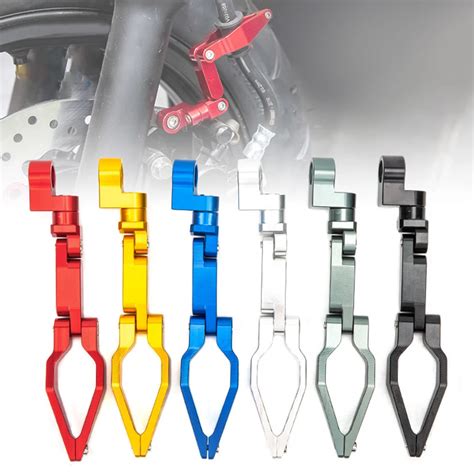 Motorcycle Front Brake Line Hose Clamp Holder Replacement Foldable