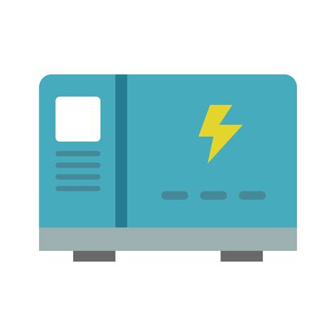Blue Electric Generator Icon 55251985 Vector Art At Vecteezy