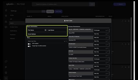Managing Users And Permissions Splunk Intel Management Trustar